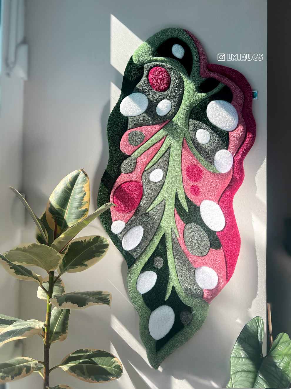 Begonia Rug in Pink – Labeled Masterpieces