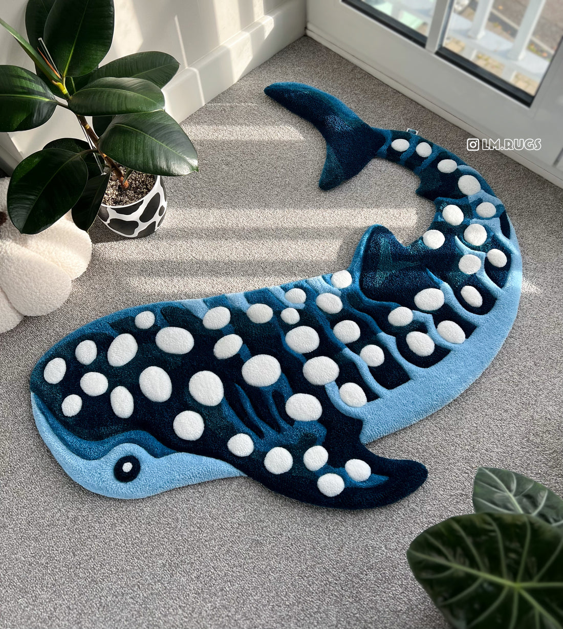 Made To Order Whale Shark Rug – Labeled Masterpieces